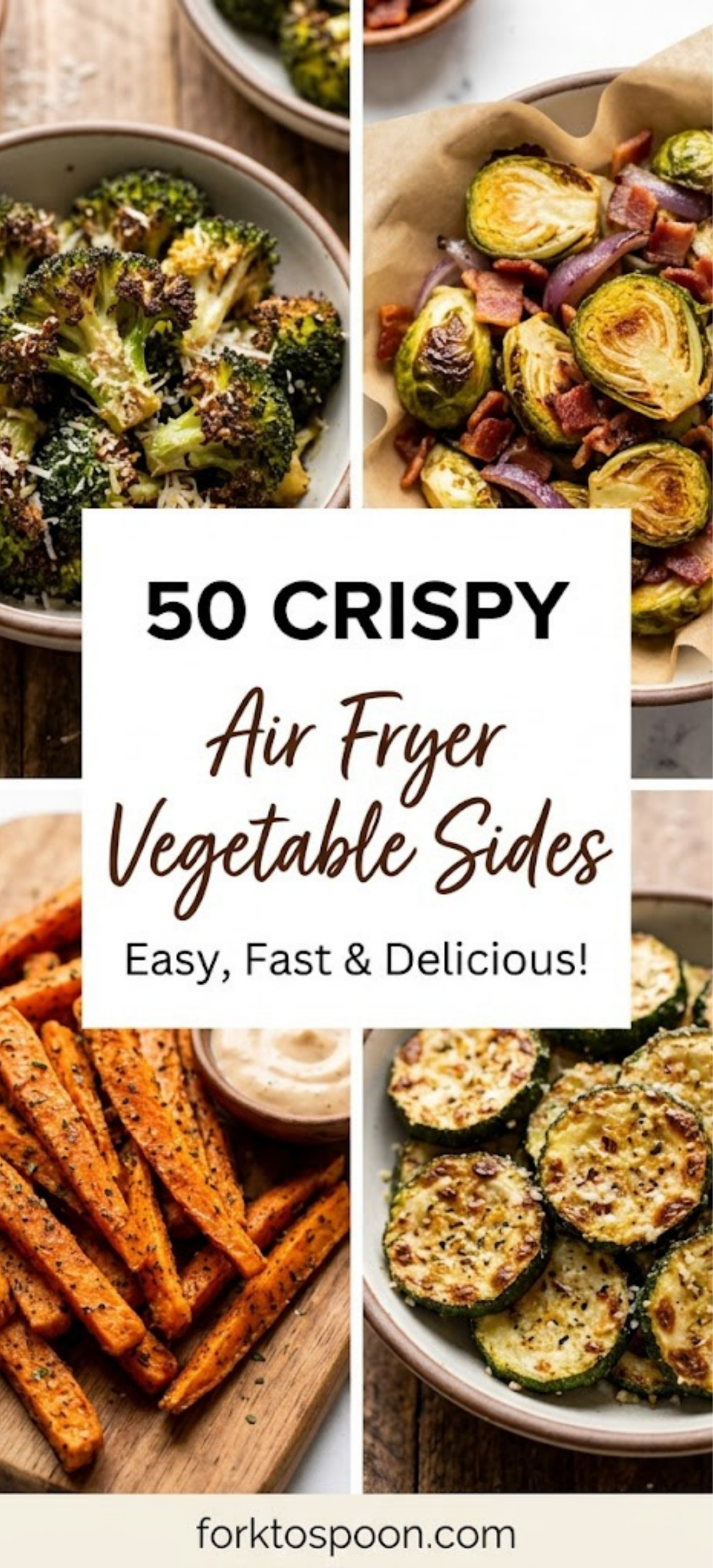 50 crispy air fryer vegetable sides
