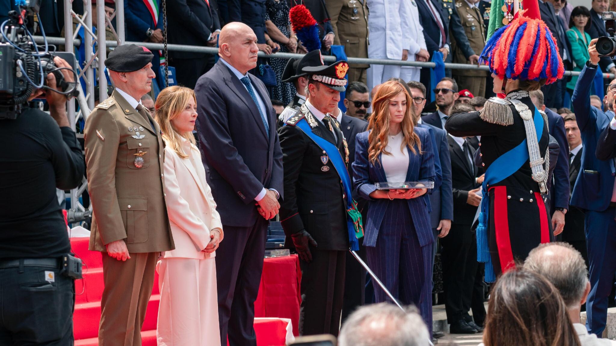 Meloni a Reggio Calabria per anniversario Arma Carabinieri, Crosetto ...