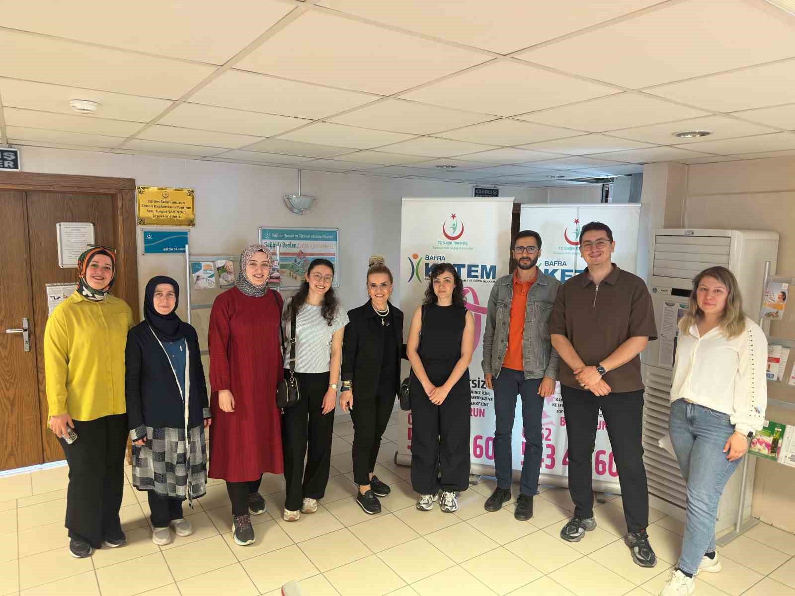 Bafra’da aile hekimleriyle sağlıklı hayat buluşması