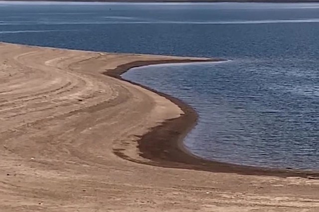 Drone footage shows key Colorado reservoir below two-thirds full before ...