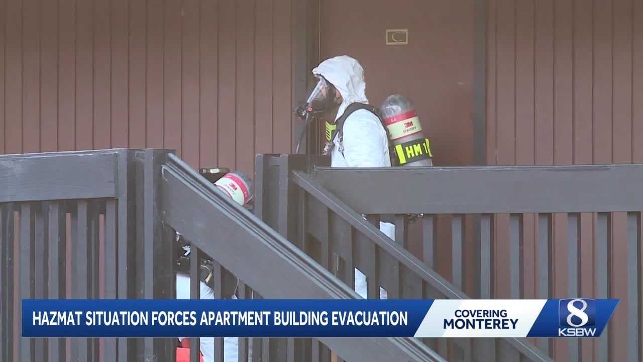 Monterey apartment building evacuated after storage unit of chemicals found