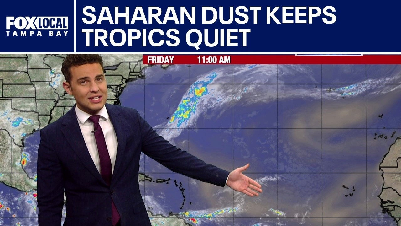 Saharan dust keeps tropics quiet