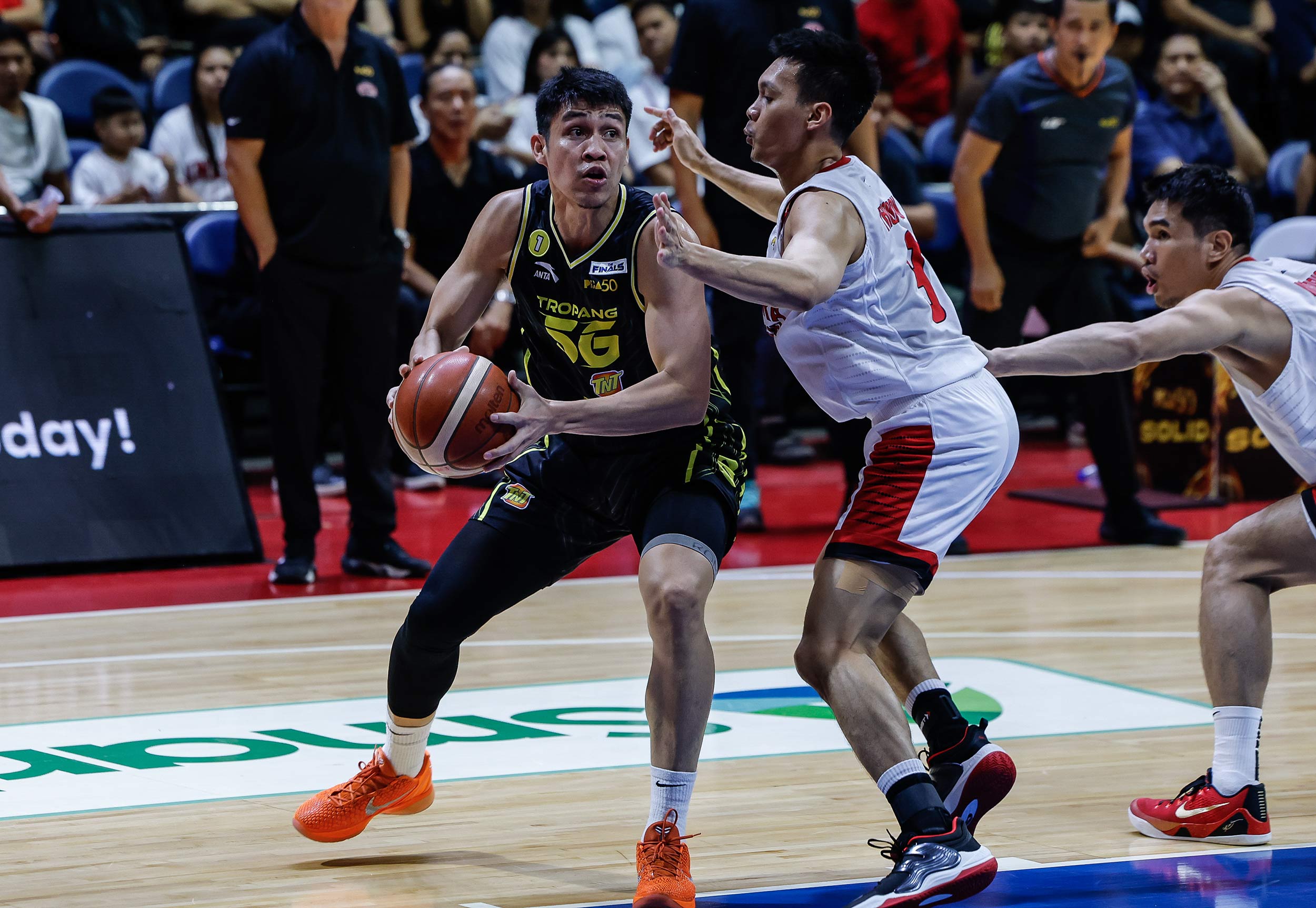 PBA finals: Motivated Calvin Oftana fuels TNT response in game 2