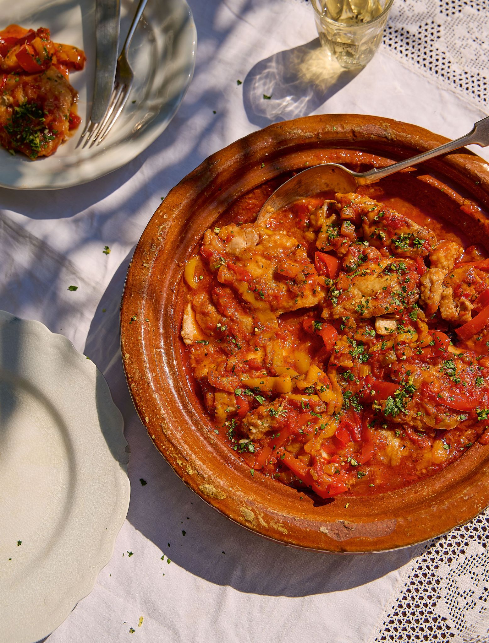 Roman-style chicken: A recipe for large groups of hungry people
