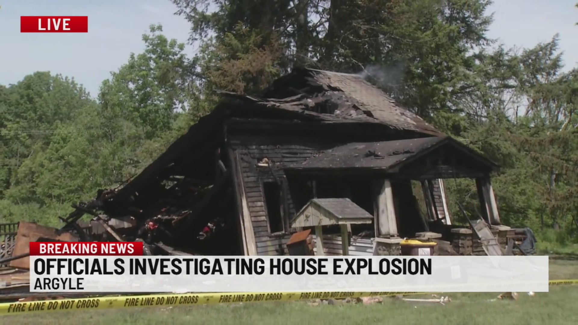 Officials investigating house explosion in Argyle