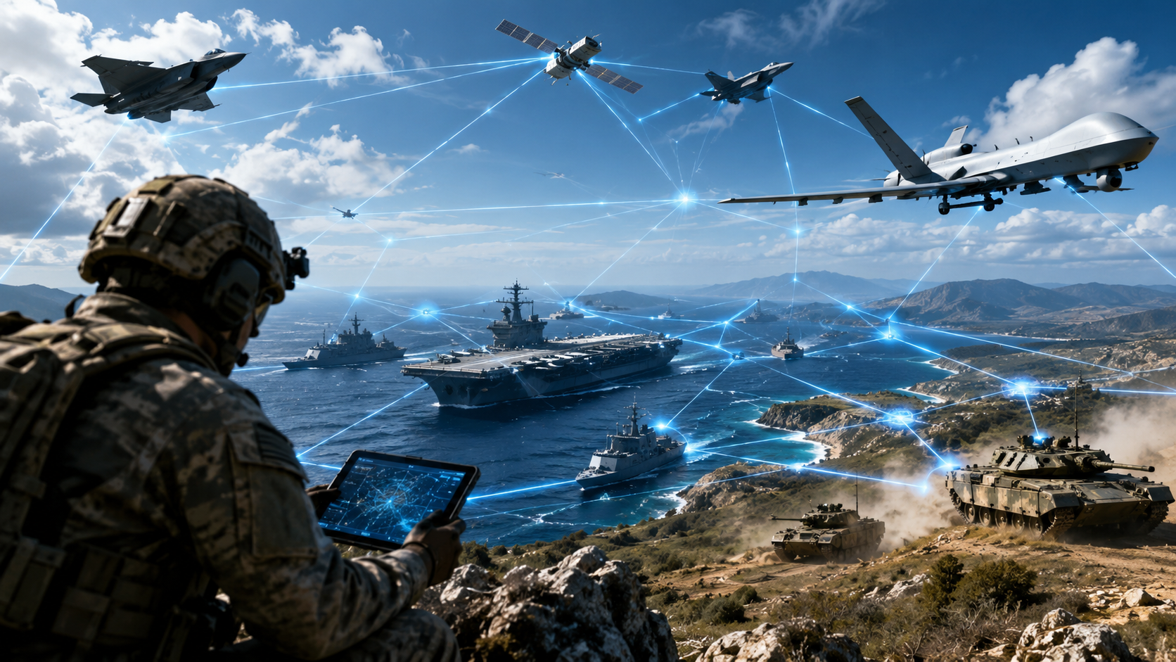 Why modern militaries are racing to connect everything with AI
