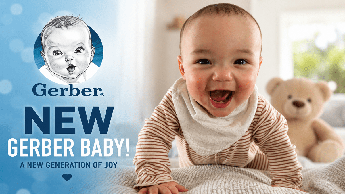 Gerber selects Cameron Chung as latest iconic baby