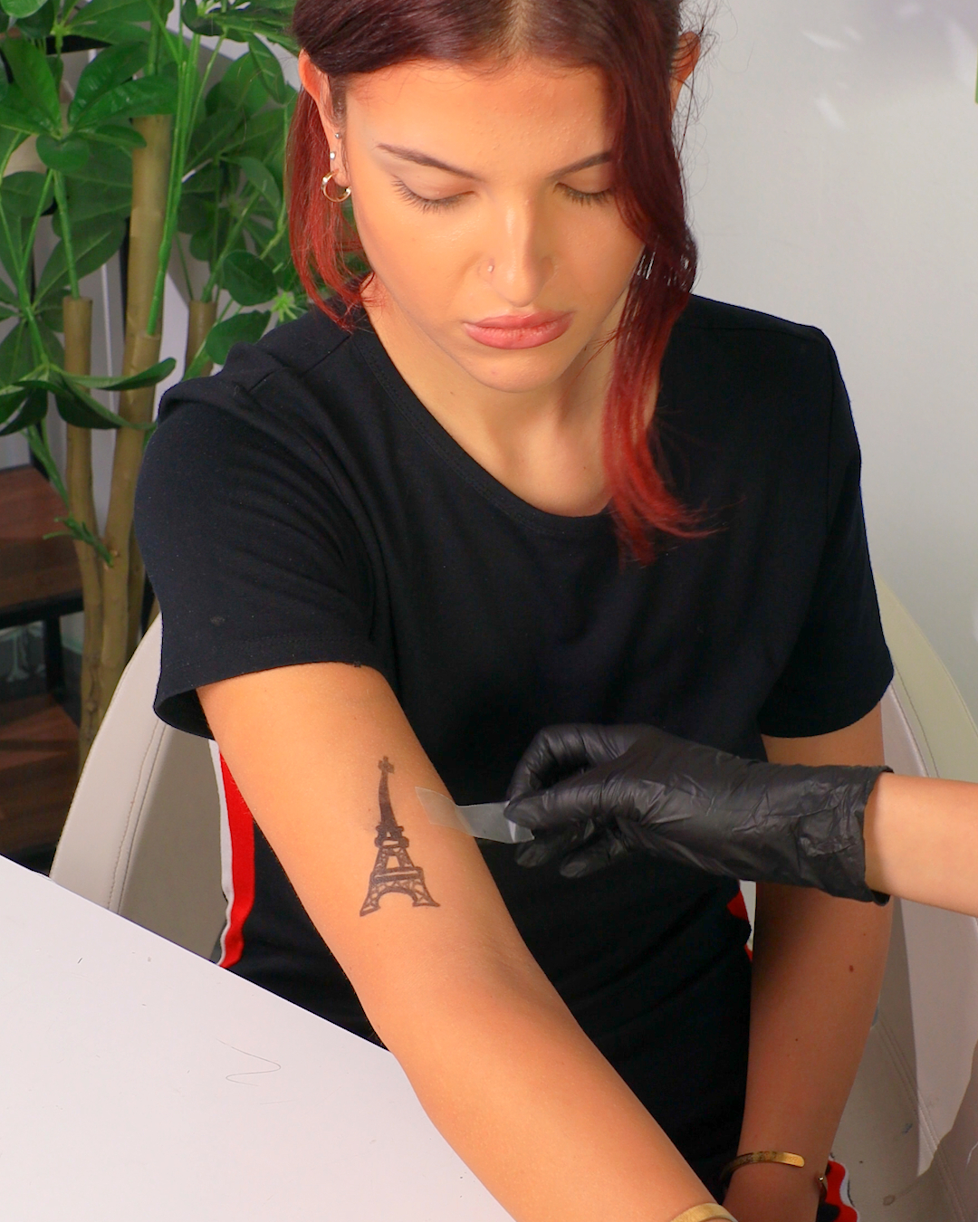 When your Eiffel Tower tattoo visits Pisa first 😅