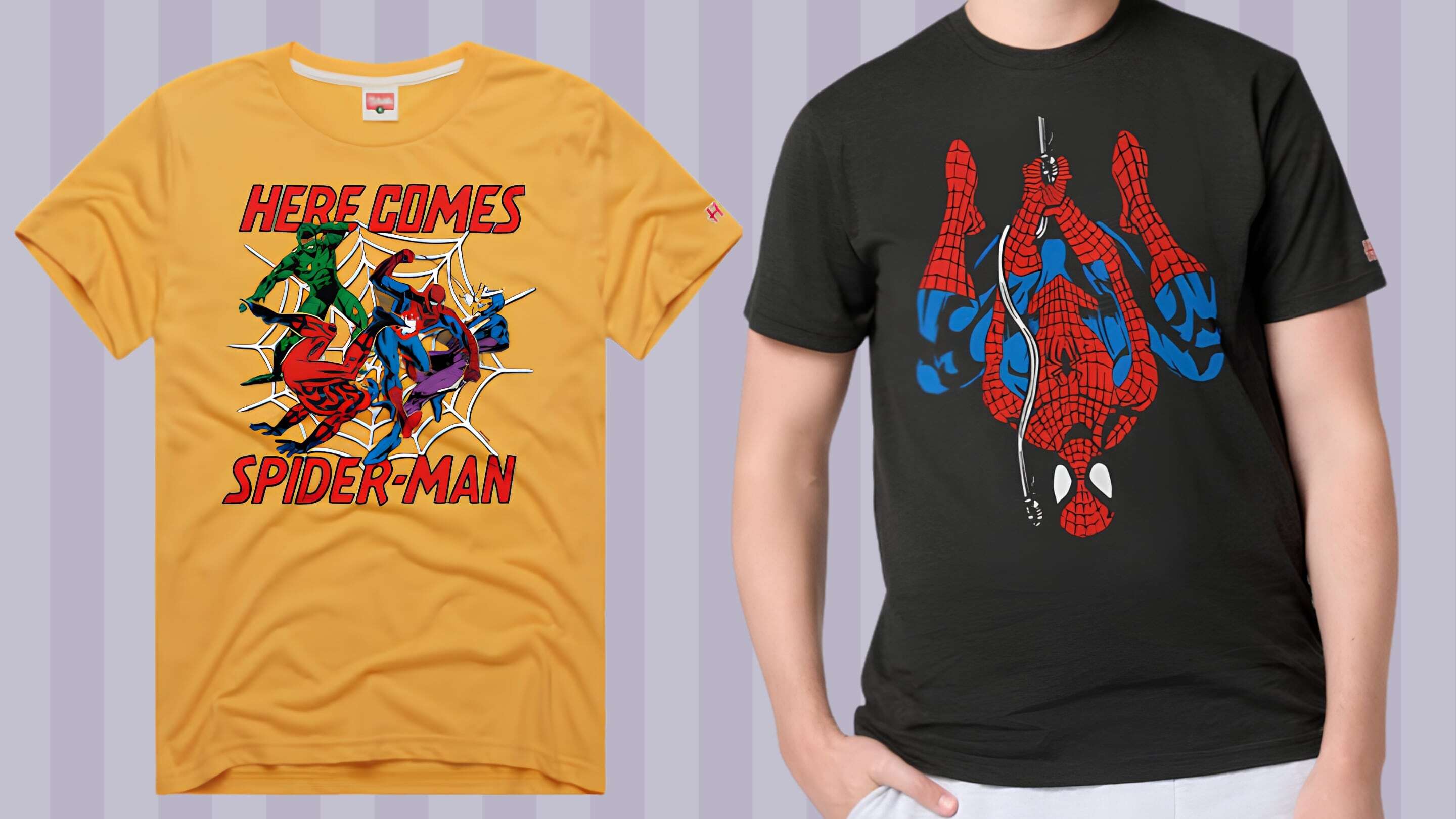 New vintage-inspired Spider-Man shirts drop at Homage ahead of July ...