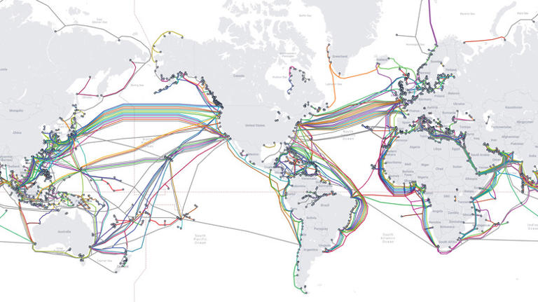 How the internet crosses oceans without you noticing