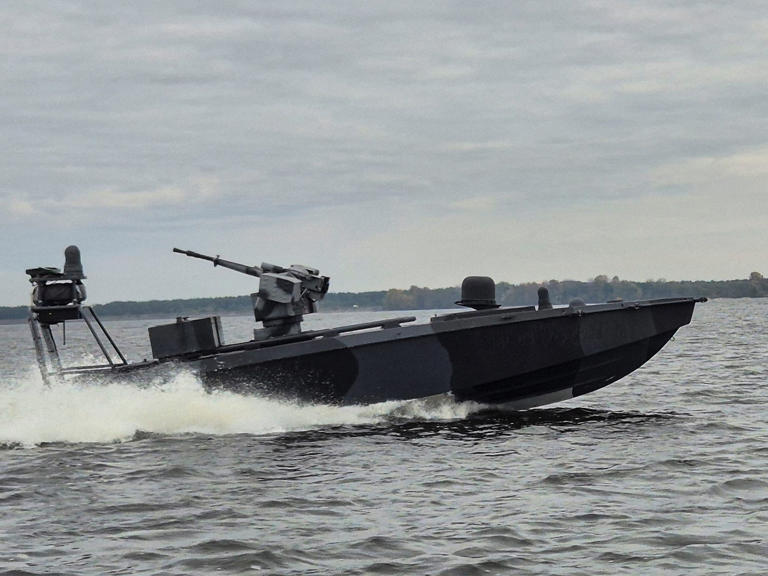 A Ukrainian naval drone blew up in a NATO port after Russian electronic ...