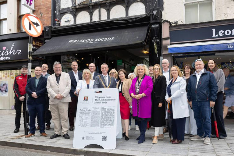 Cork city 'retail gem' arcade celebrates 100 years