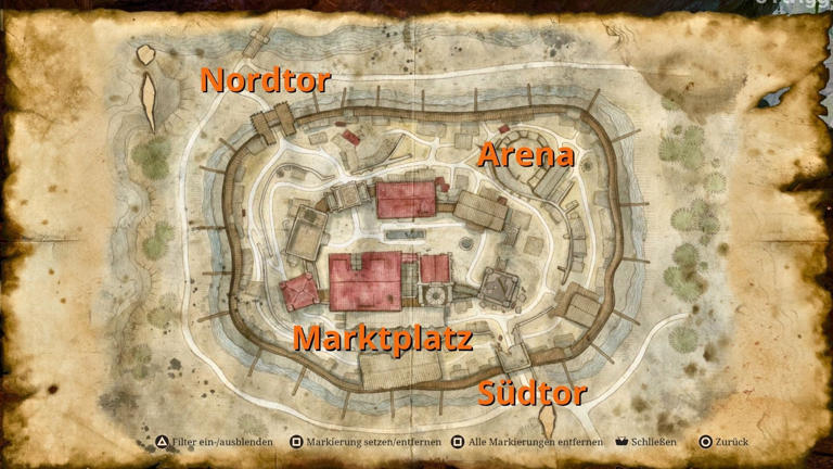 Gothic remake: Alle Karten, Lager und Maps finden