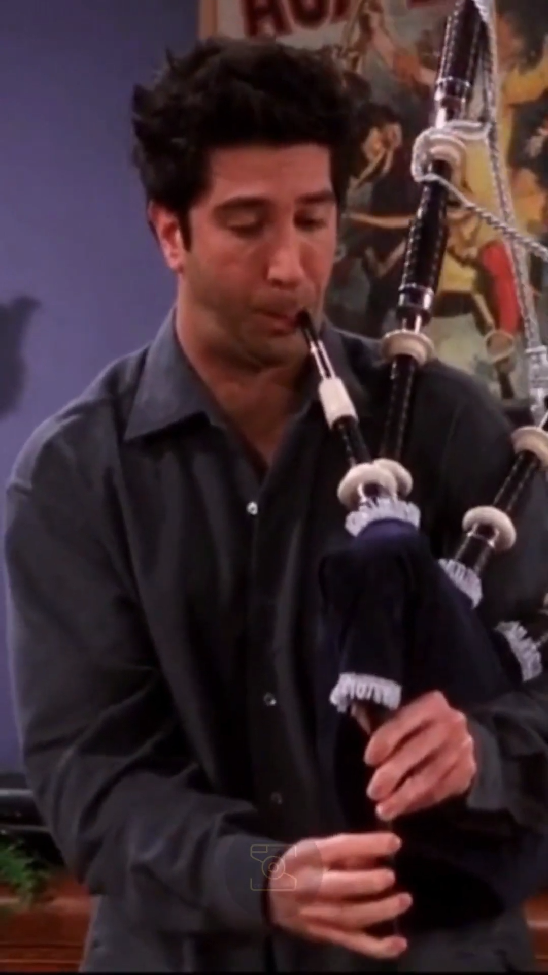 Ross’s bagpipe scene remains one of Friends’ most talked about moments
