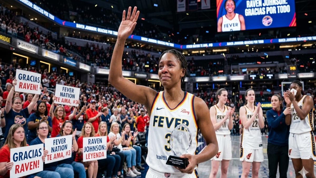 Indiana Fever rookie Raven Johnson earns praise after surprising move ...