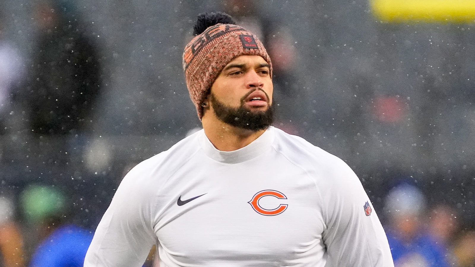 Bears star Caleb Williams’ 2-word mic drop to fan asking about Madden curse