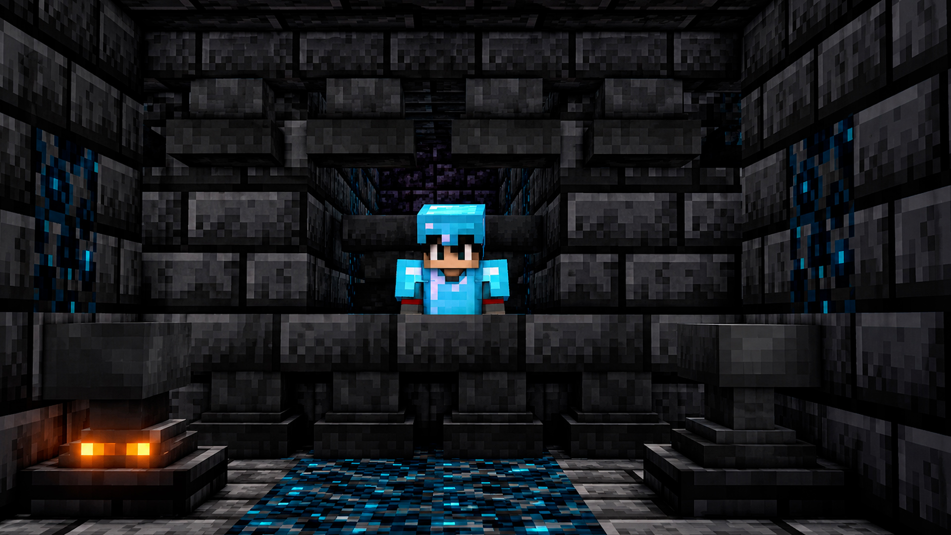 Building a custom anvil trap for Minecraft server combat