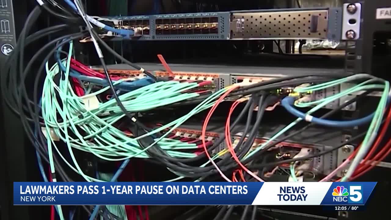 New York Assembly, Senate passes 1-year ban on new data centers statewide