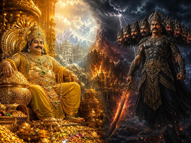 Why is Kubera worshipped despite being Ravana's brother?