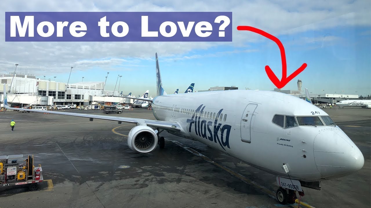 Alaska Airlines 737 first class