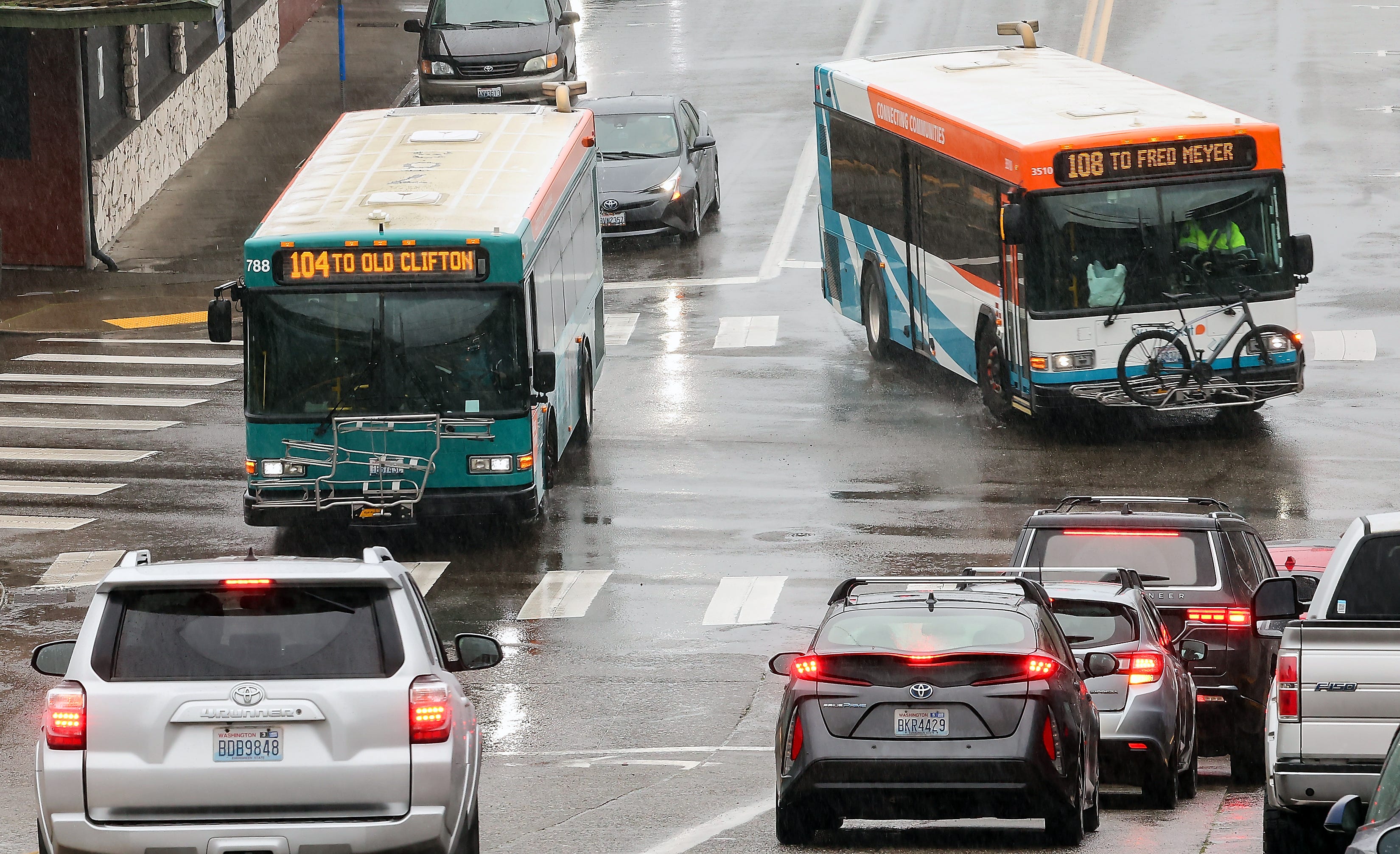 Car drives onto tracks at Sound Transit Link station in Seattle