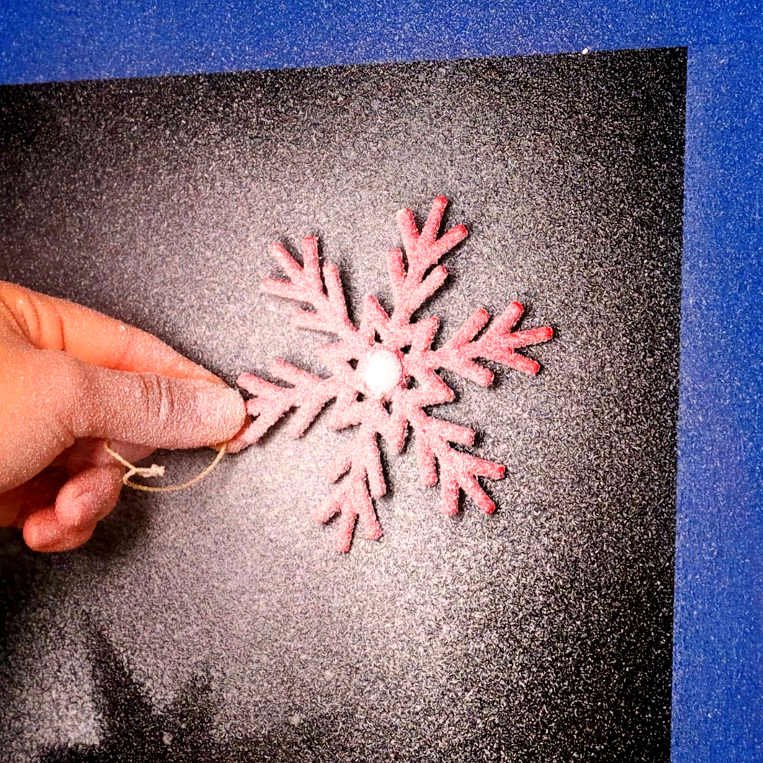 Soyons créatifs avec de la neige en spray ️