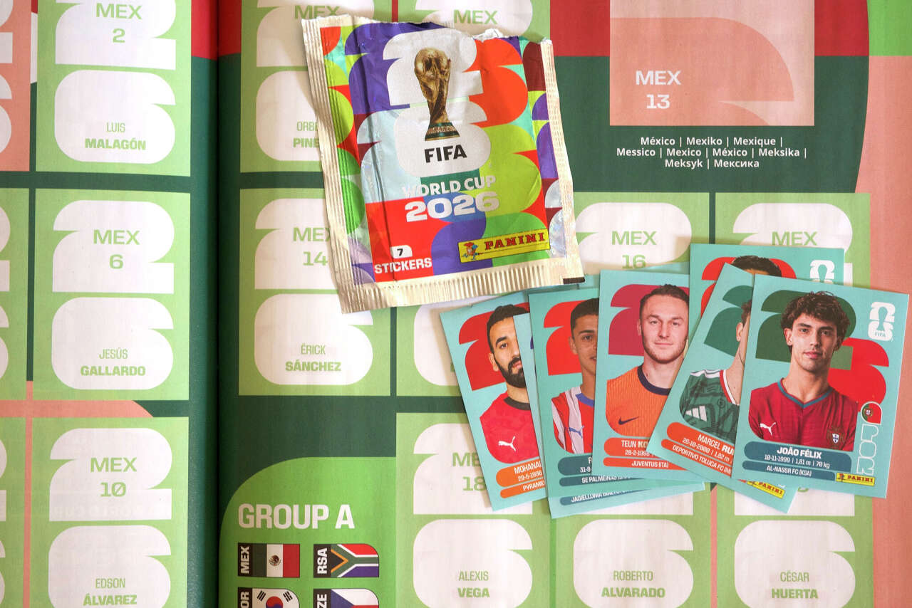 One of the most in-demand items in Houston? A pack of Panini World Cup ...