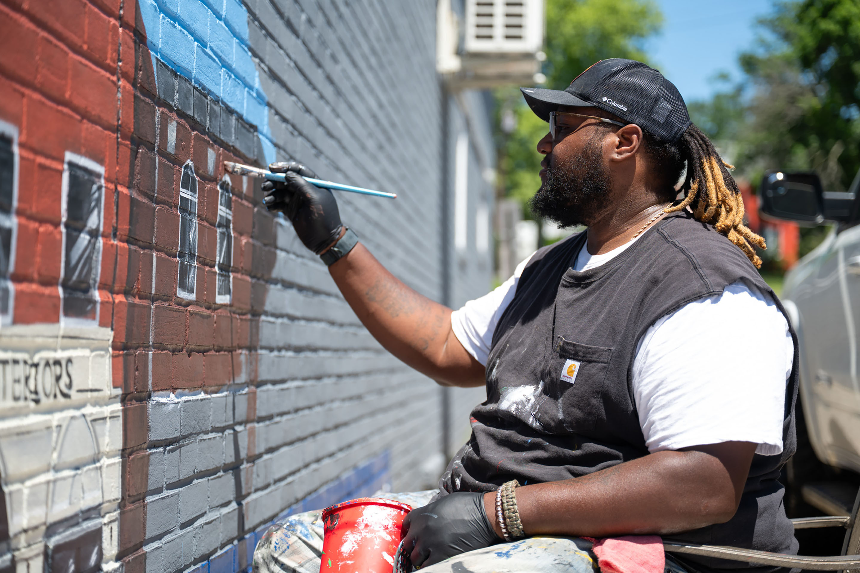 Hampstead mural on Rocco’s Market & Deli to be finished this month