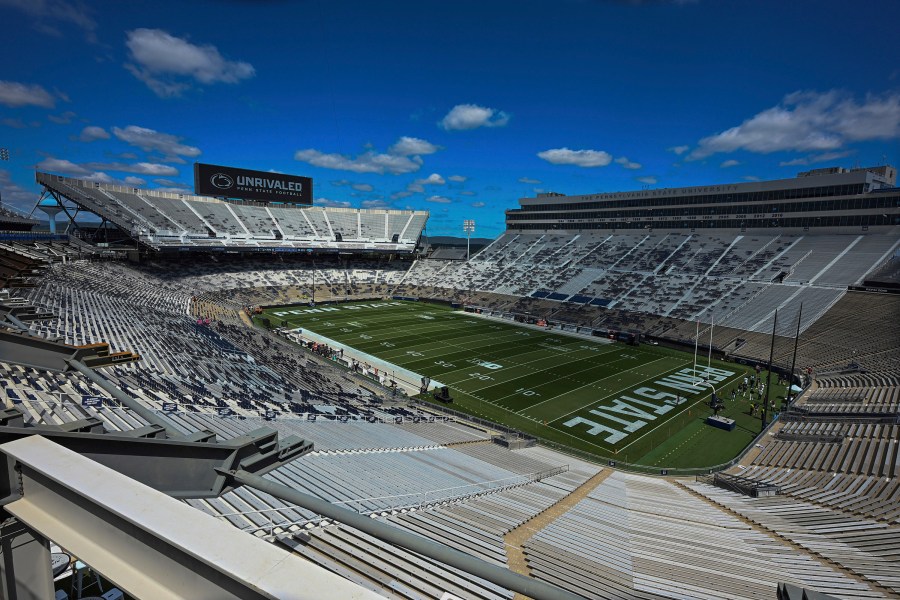 Penn State football shares behind the scenes tour of Beaver Stadium ...