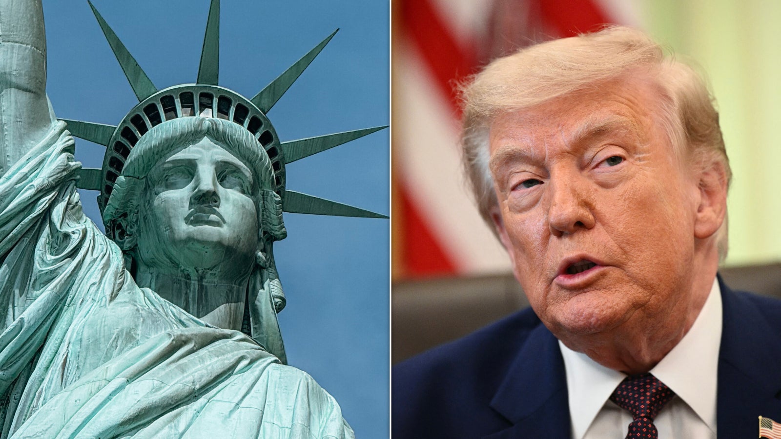 Social media erupts after DOJ suggests Statue of Liberty's demolition