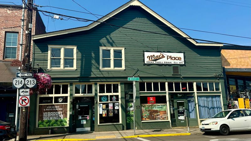 Housed in Oregon’s oldest building, this eatery serves salmon steaks ...