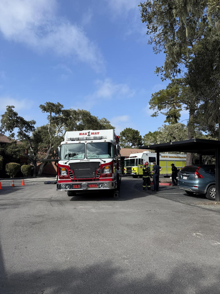 Monterey hazardous materials team evacuates apartment