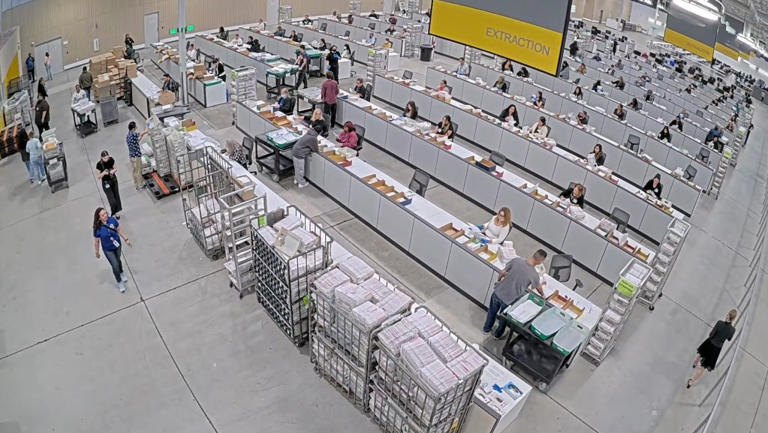 LA County vote-counting facility appears bustling with workers as probe ...