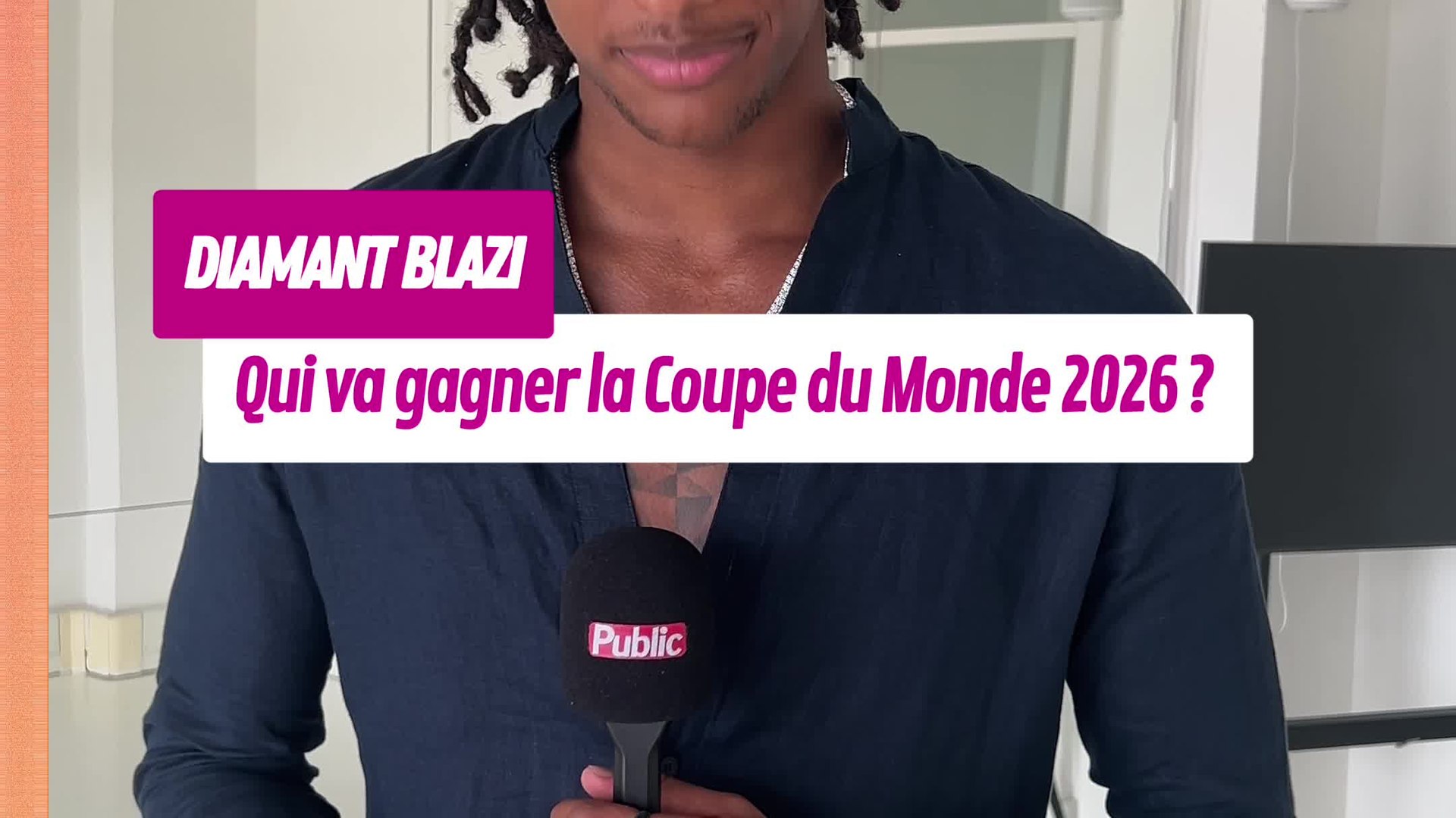 Diamant Blazi livre son pronostic pour la Coupe du monde 2026 au micro ...