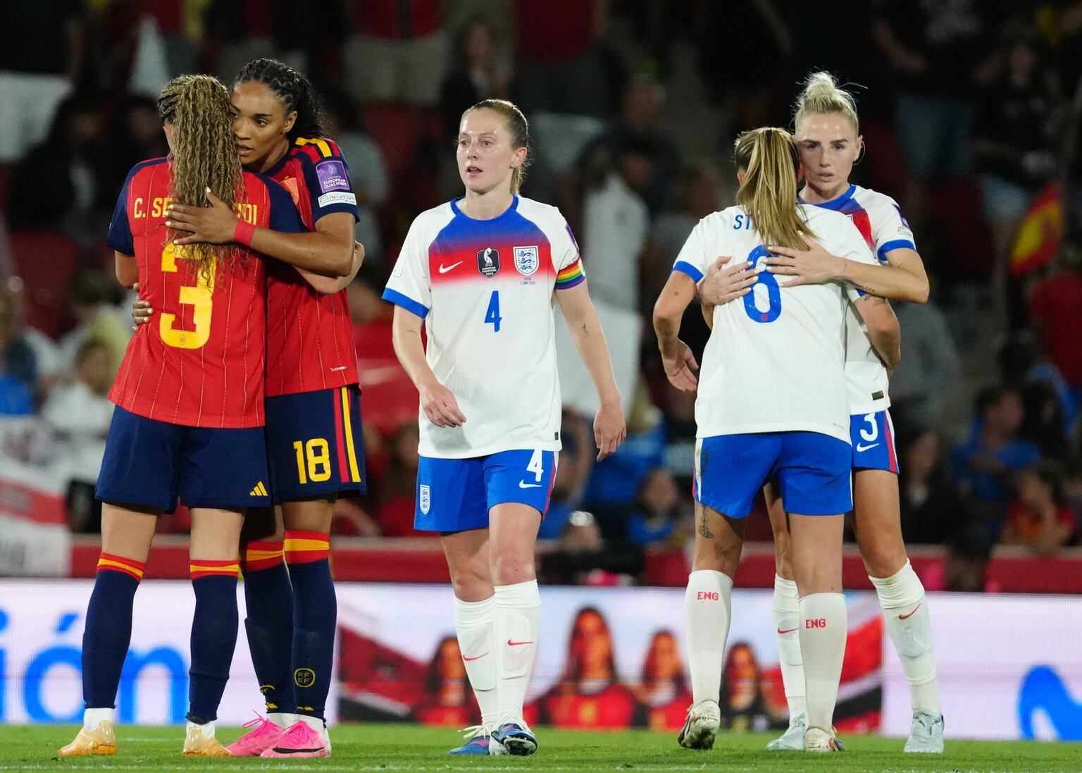 England thrashed by Spain to dent automatic World Cup qualification hopes