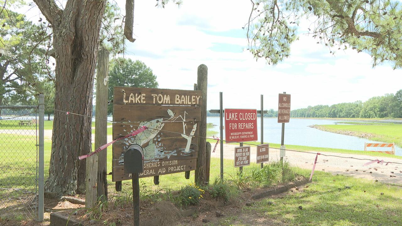 MDWFP gives update on Lake Tom Bailey repairs