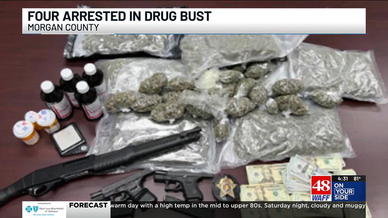 4 arrested in Morgan County drug bust