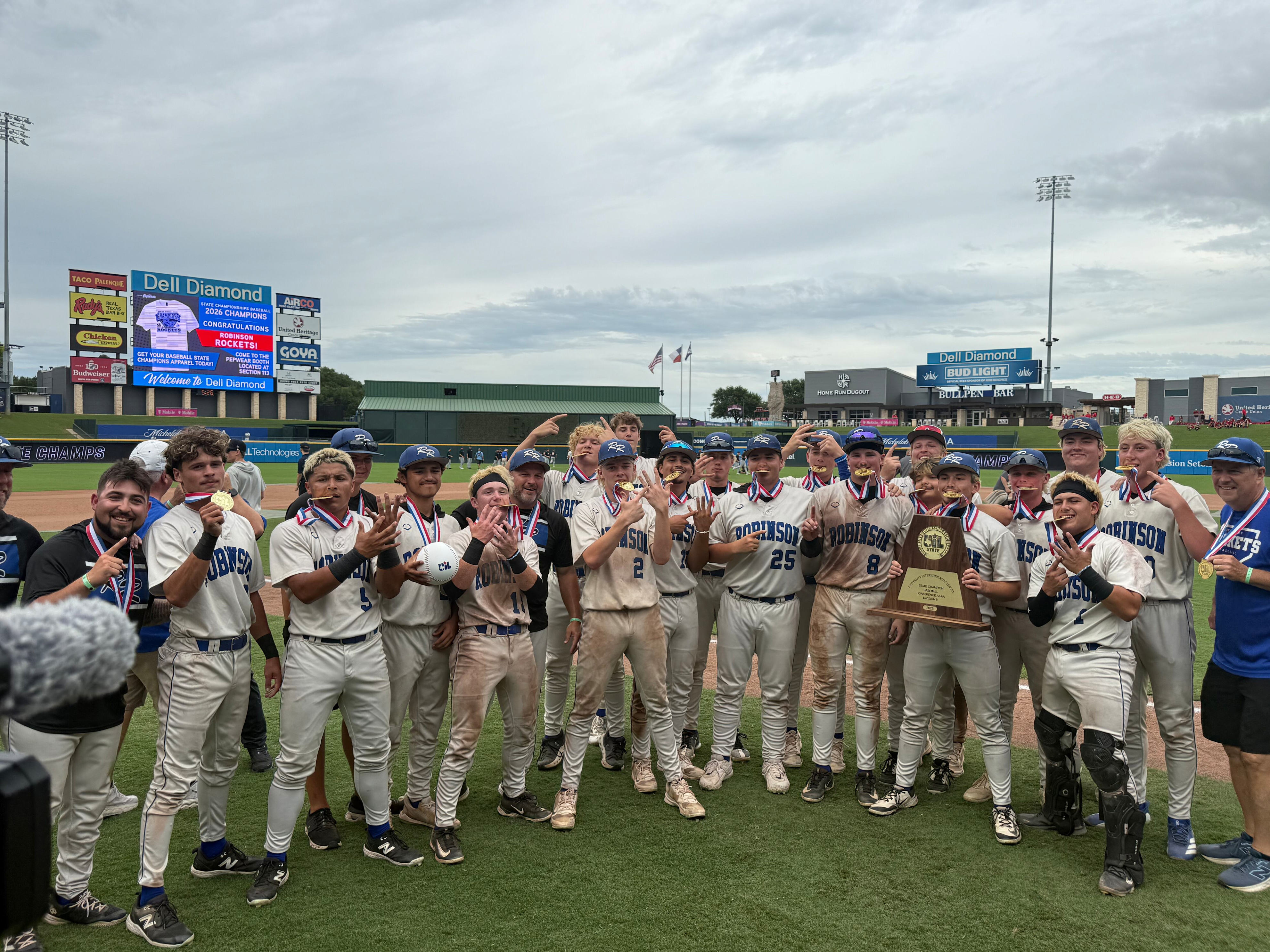 Robinson Rockets win Texas 4A state baseball championship