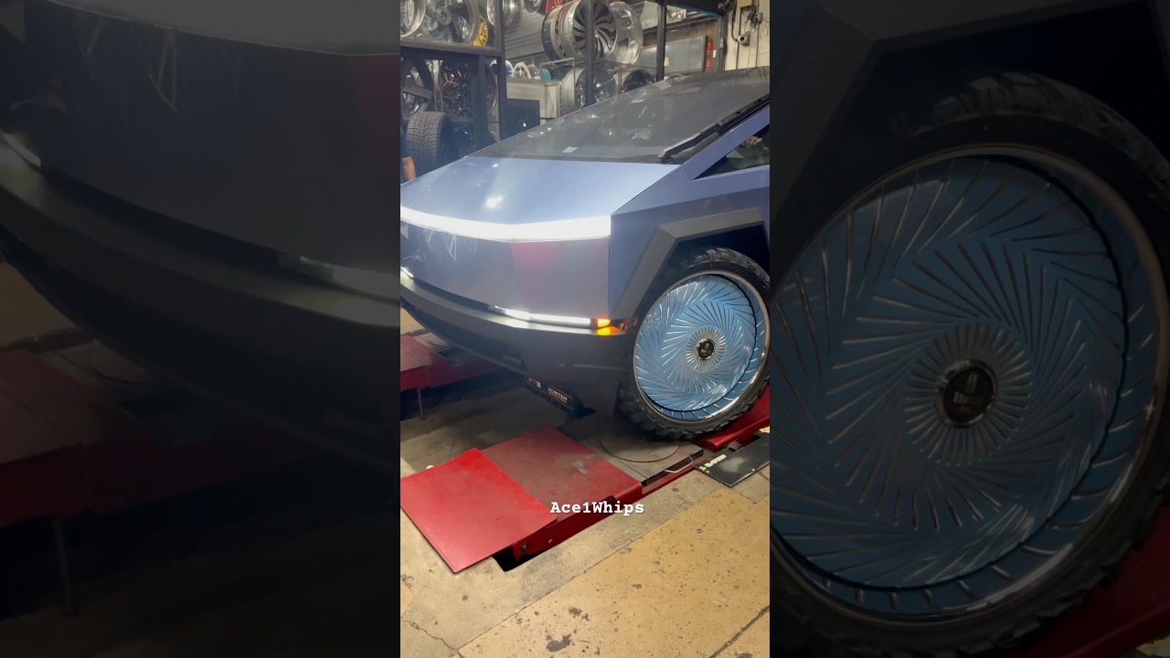 Kodak Black’s Cybertruck on 26” DUB floaters