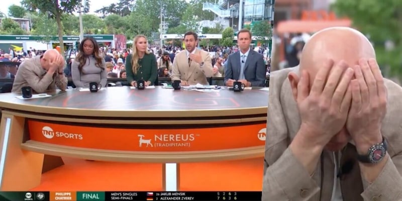 Arnaldi si ritira dal Roland Garros, la reazione in studio di Agassi ...