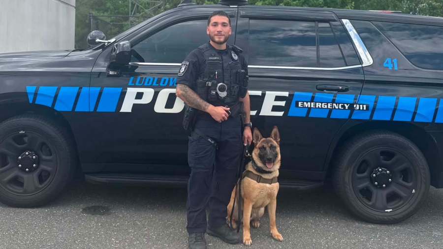 Meet the new Ludlow Police K9 team: Officer Da Costa & Striker