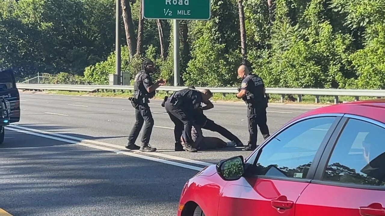 Man arrested running across I-75 trying to get away from police, had ...
