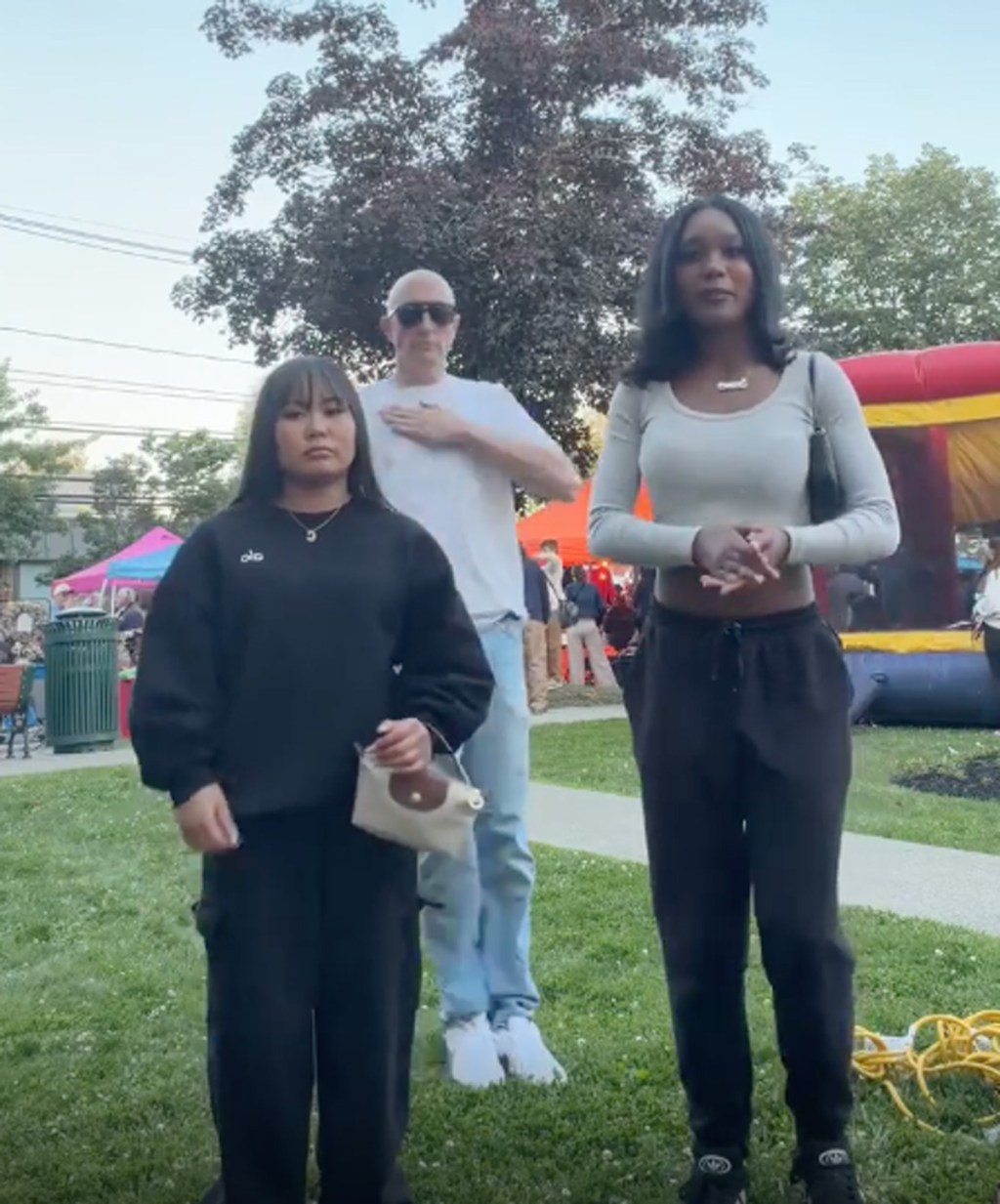 Creep brazenly photobombs NY block party with Nazi salute: 'No place in ...