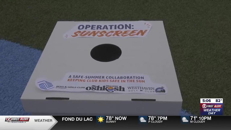 'Operation Sunscreen' drive collects sunscreen for Oshkosh Boys and ...