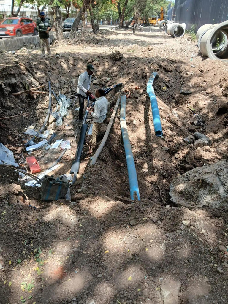 PMC’s digging snaps power supply in Hadapsar society for 24 hours