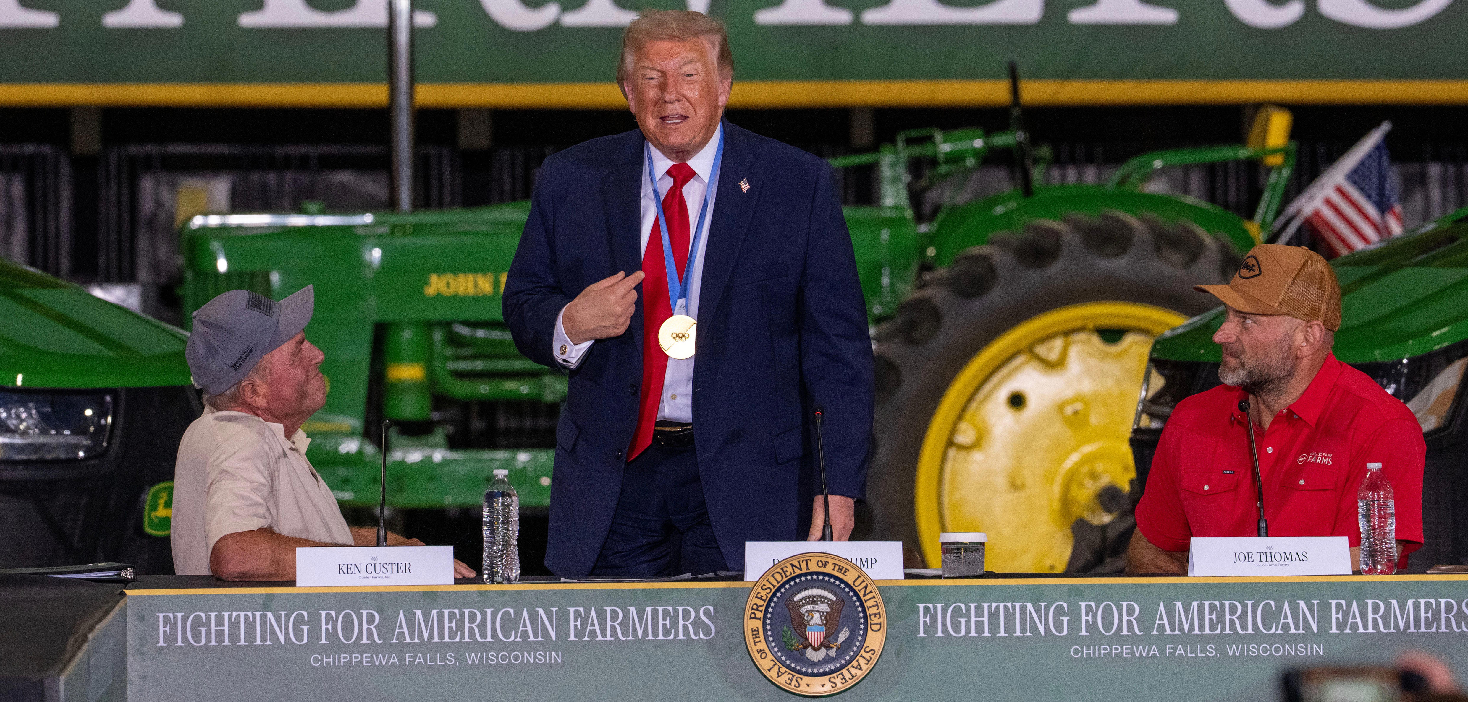 Trump admits he was angry when ending rainy NBC interview in Wisconsin