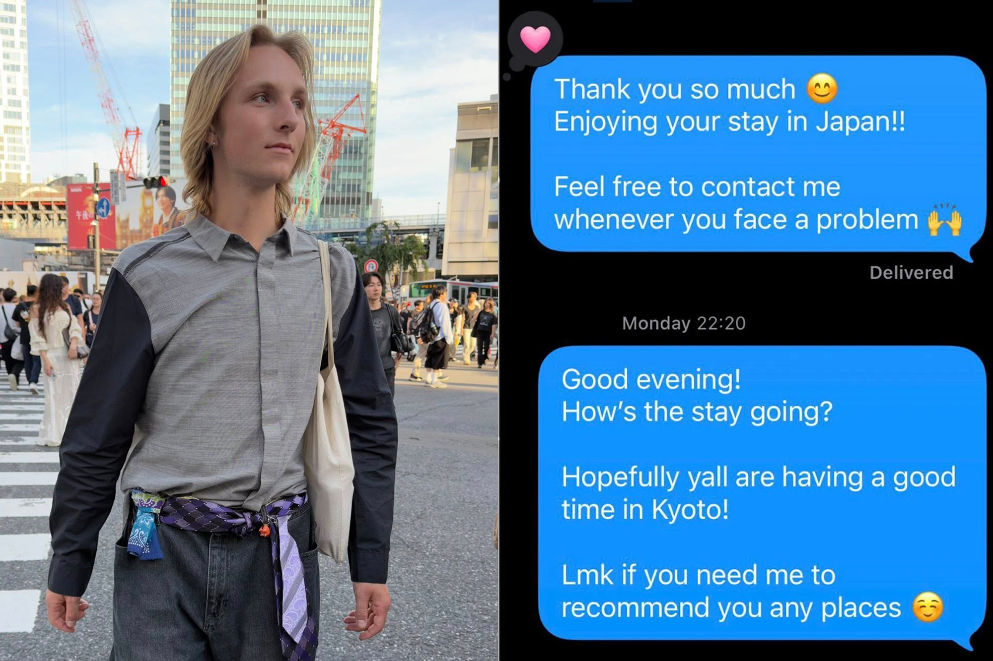 Best friend’s haunting final messages sent to student missing in Japan ...