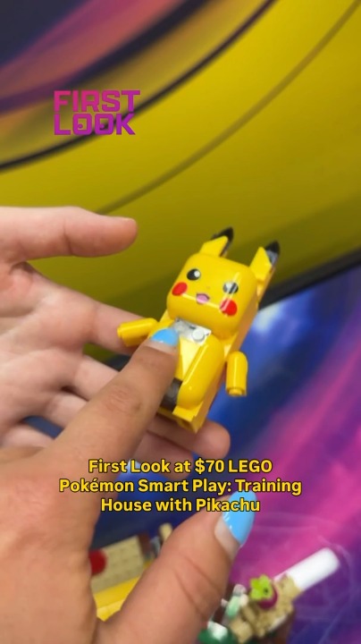 First Look at $70 LEGO Pokémon SMART Play: Training House with Pikachu