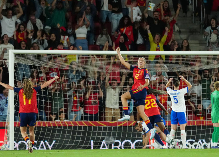England thrashed by Spain to dent automatic World Cup qualification hopes