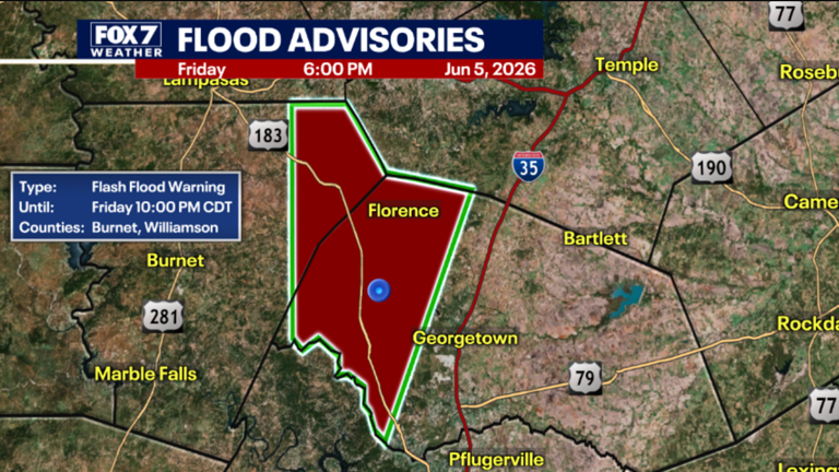 Austin weather: Flash flood warnings in effect